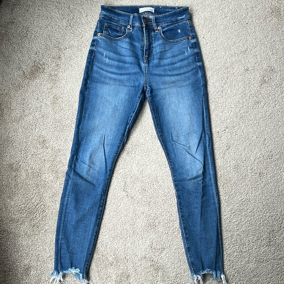LOFT | Jeans | Loft Womens High Waisted Shark Bite Jeans | Poshmark